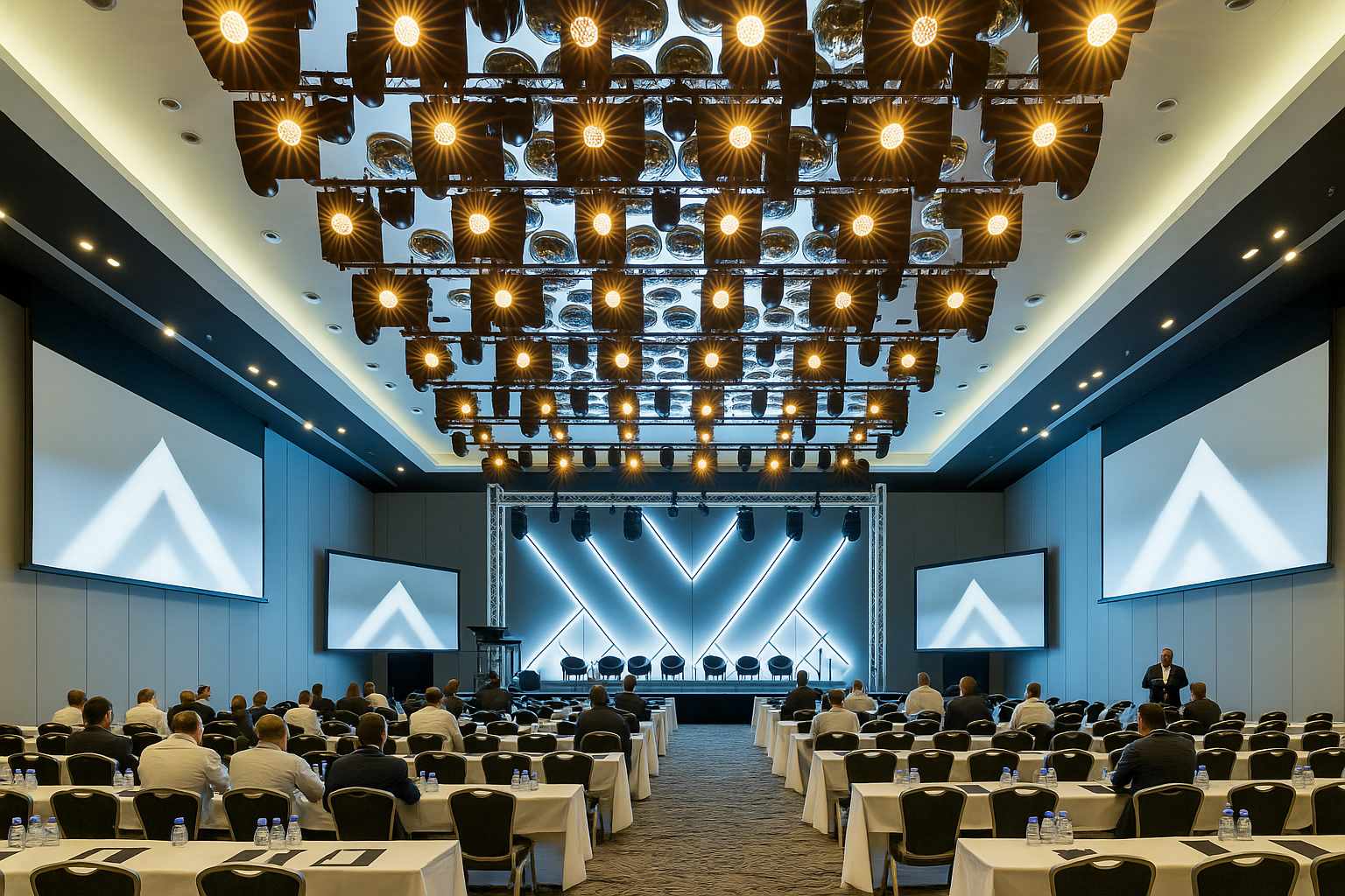 Master Lighting Equipment Hire for Large Conferences