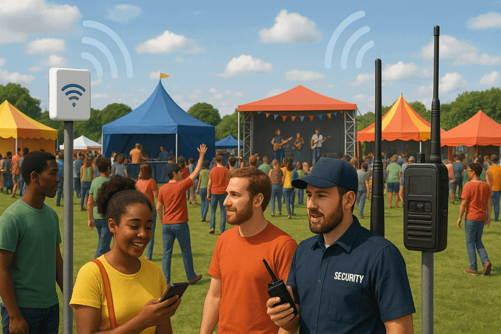 Master Public Event Hire: Setting Up Communication Networks