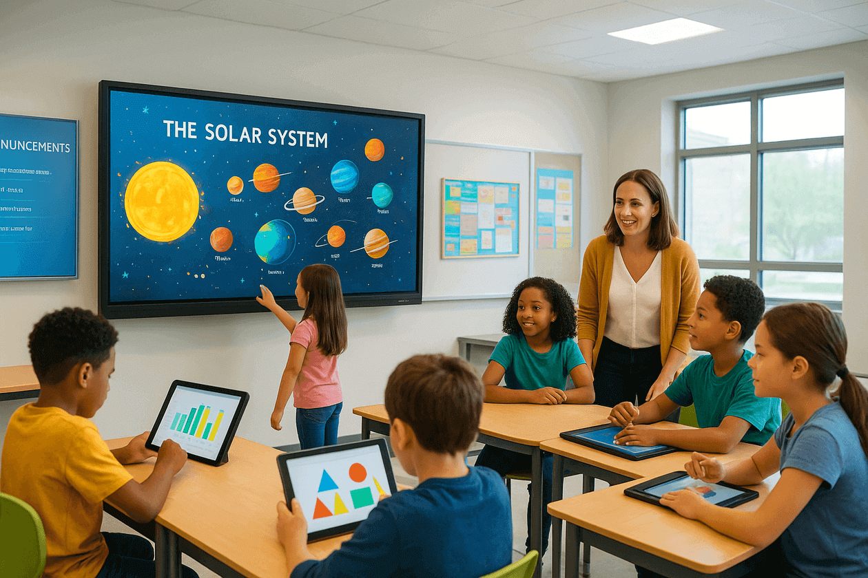 Enhancing Classrooms with Visual and Electronics Equipment